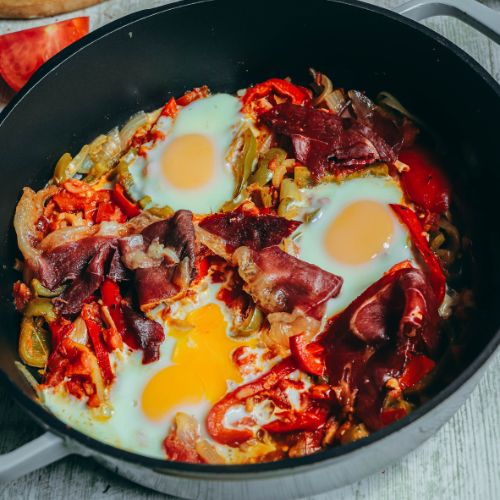 Piperade basque - recette blog Pourdebon.com