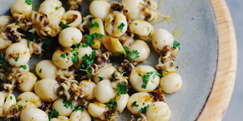 Seiche en persillade - recettes blog Pourdebon.com