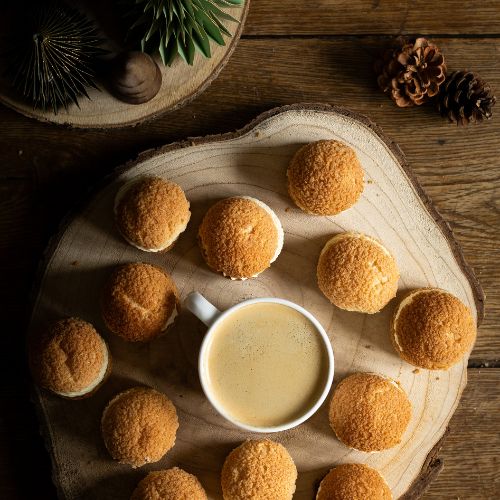 Café gourmand de Noël : trilogie de choux à la crème