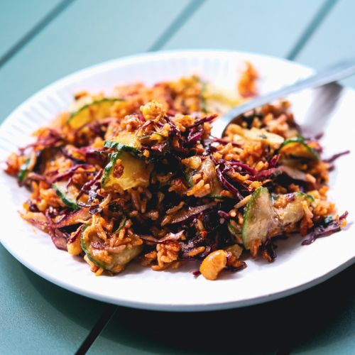 Salade de riz croustillant - Blog de Pourdebon.com