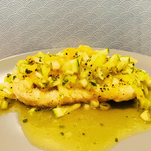 Filet de Julienne sauce peps de Mathieu